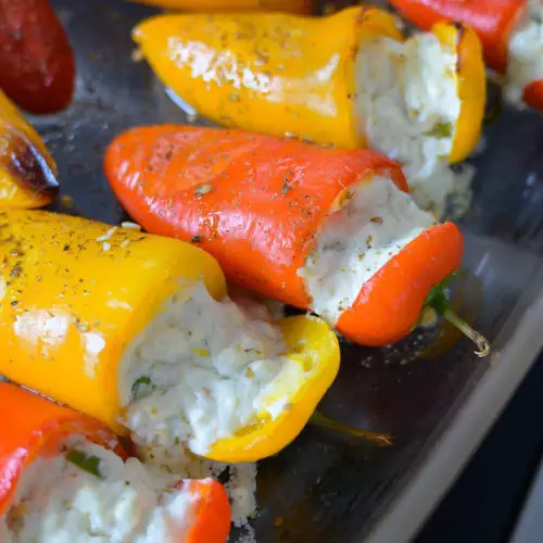 Mini-poivrons farcis à la feta – Une aiguille dans l'potage