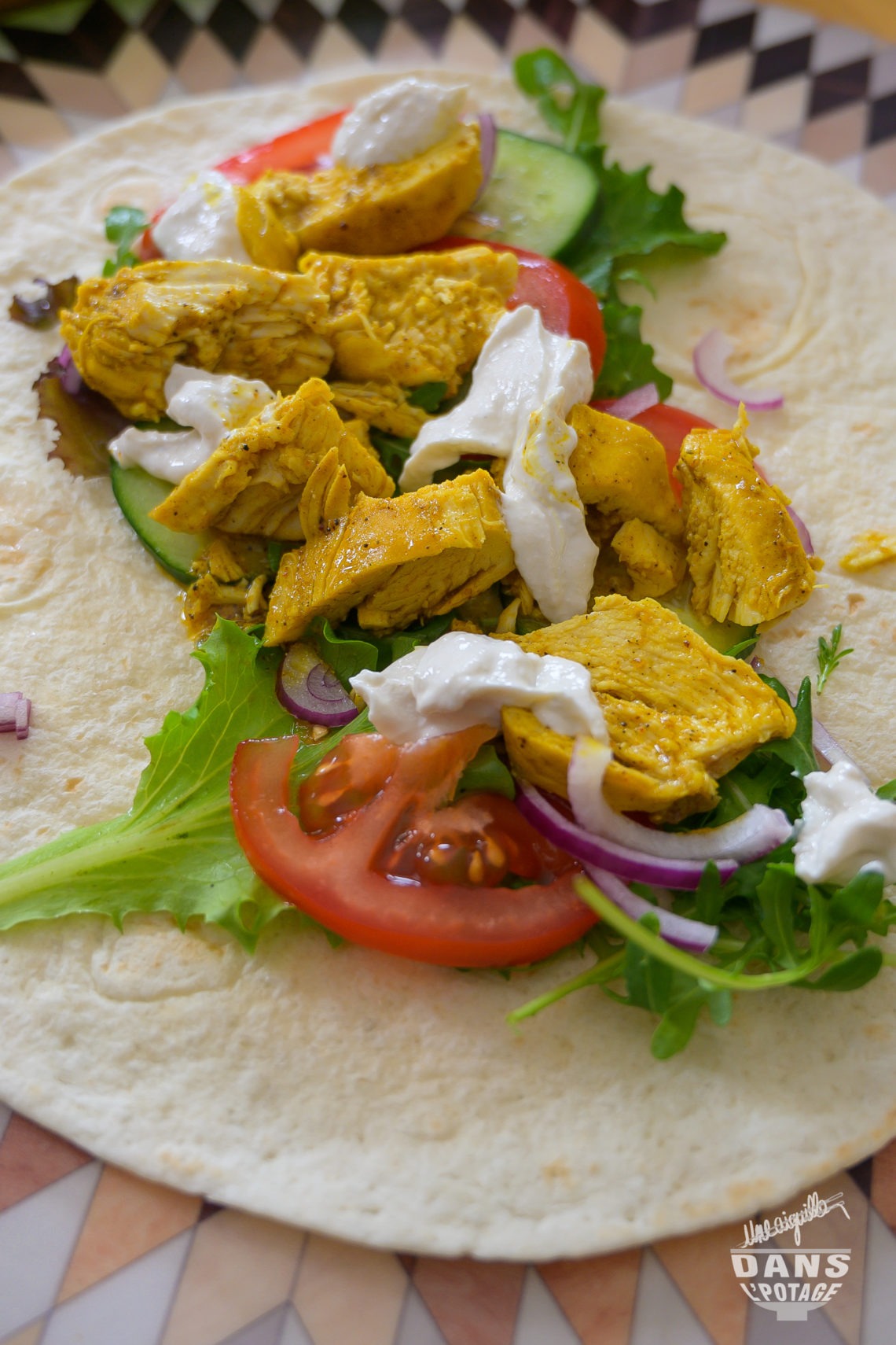 Chawarma au poulet – Une aiguille dans l'potage