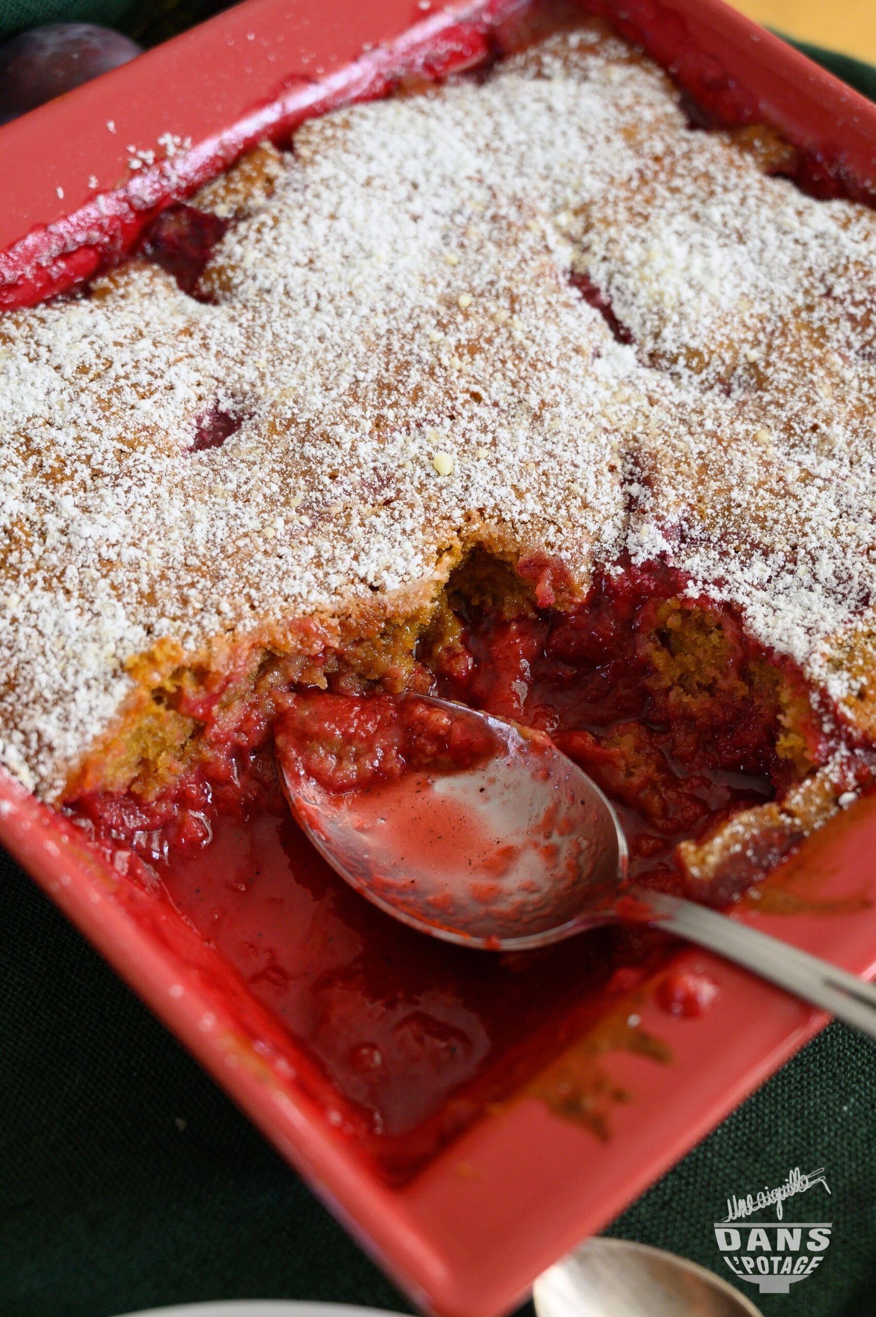 Cobbler aux prunes rouges – Une aiguille dans l'potage