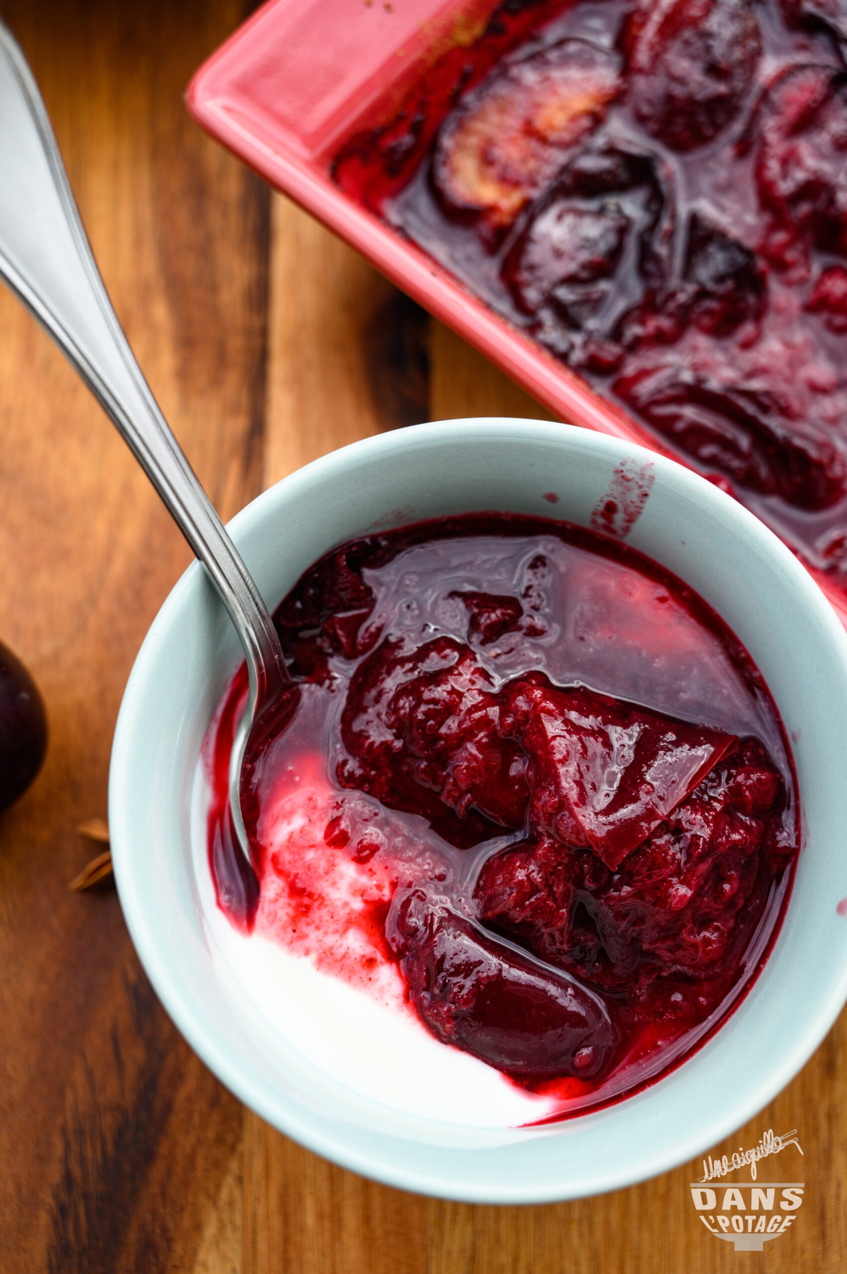 Compotée de prunes rouges aux épices – Une aiguille dans l'potage