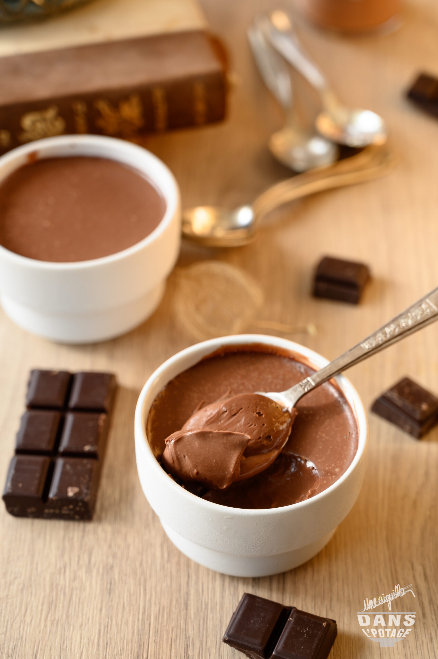 La crème Namelaka au chocolat noir – Une aiguille dans l'potage