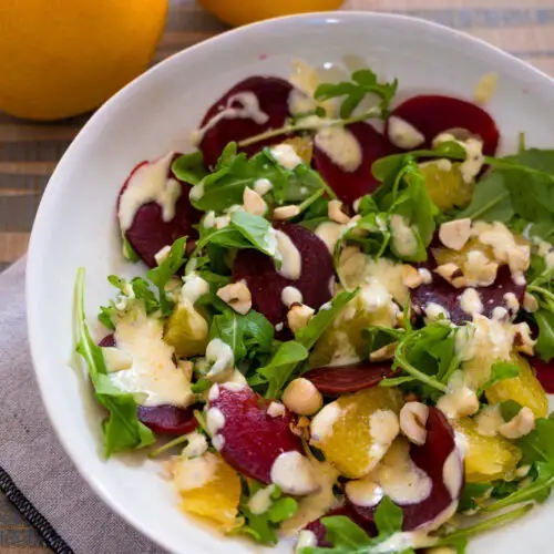 Salade de betterave à l'orange – Une aiguille dans l'potage