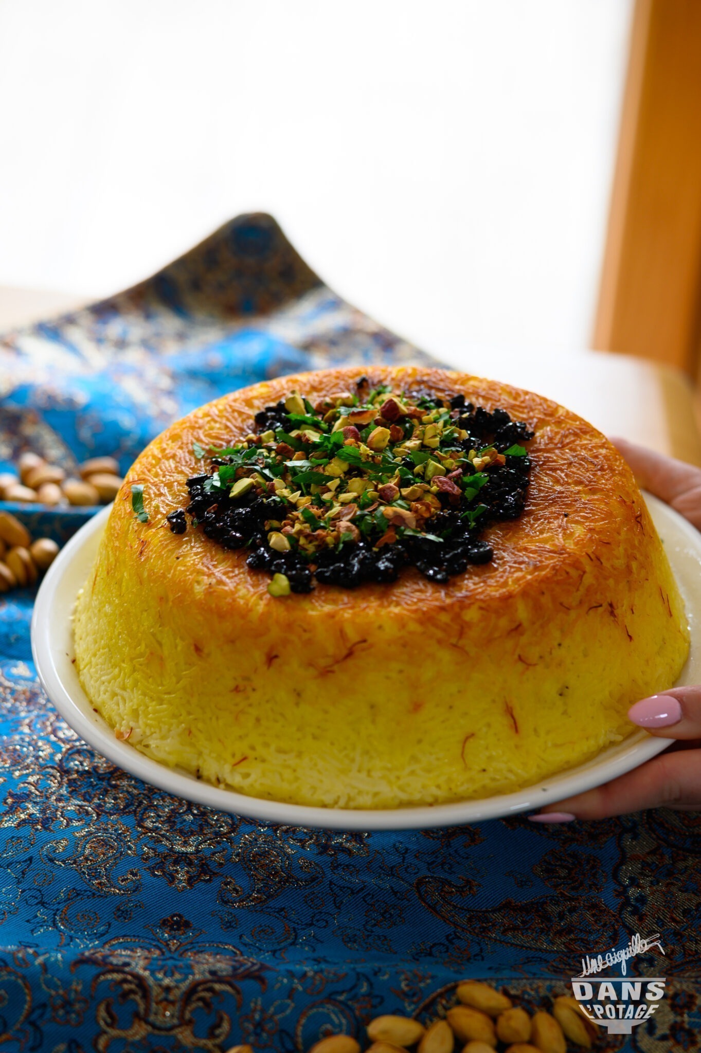 Tahchin, riz iranien au poulet – Une aiguille dans l'potage