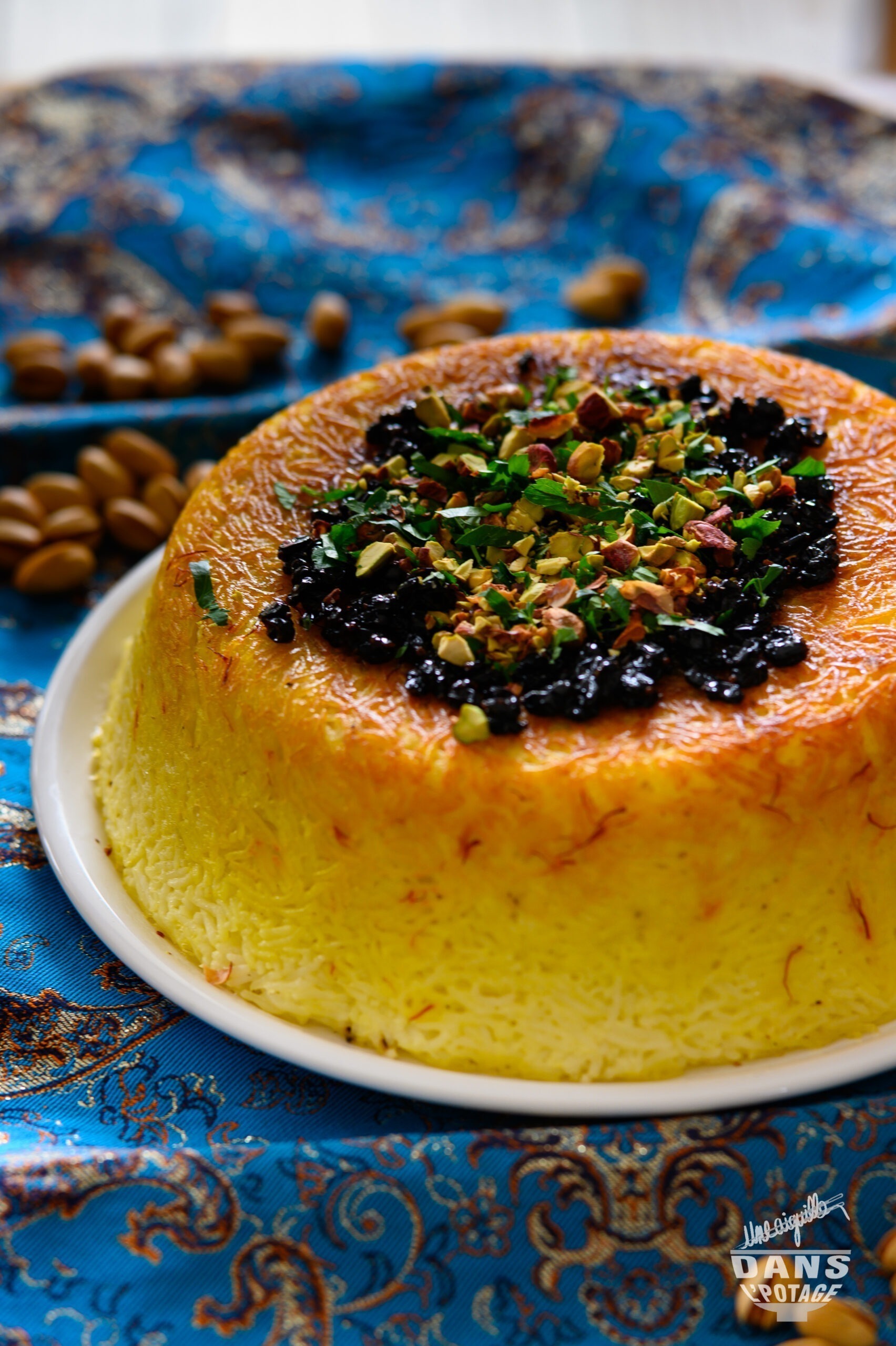 Tahchin, riz iranien au poulet – Une aiguille dans l'potage