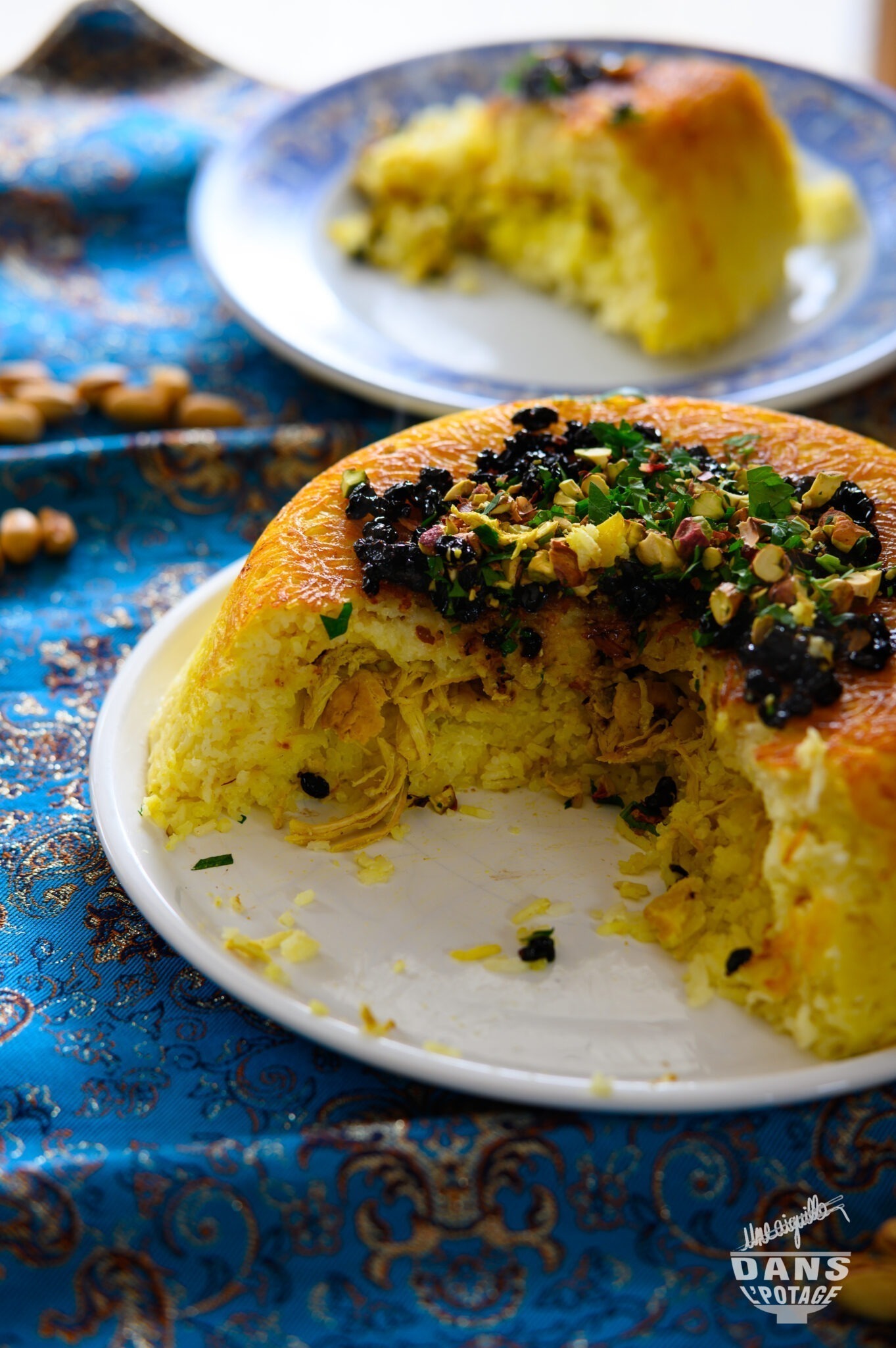 Tahchin, riz iranien au poulet – Une aiguille dans l'potage