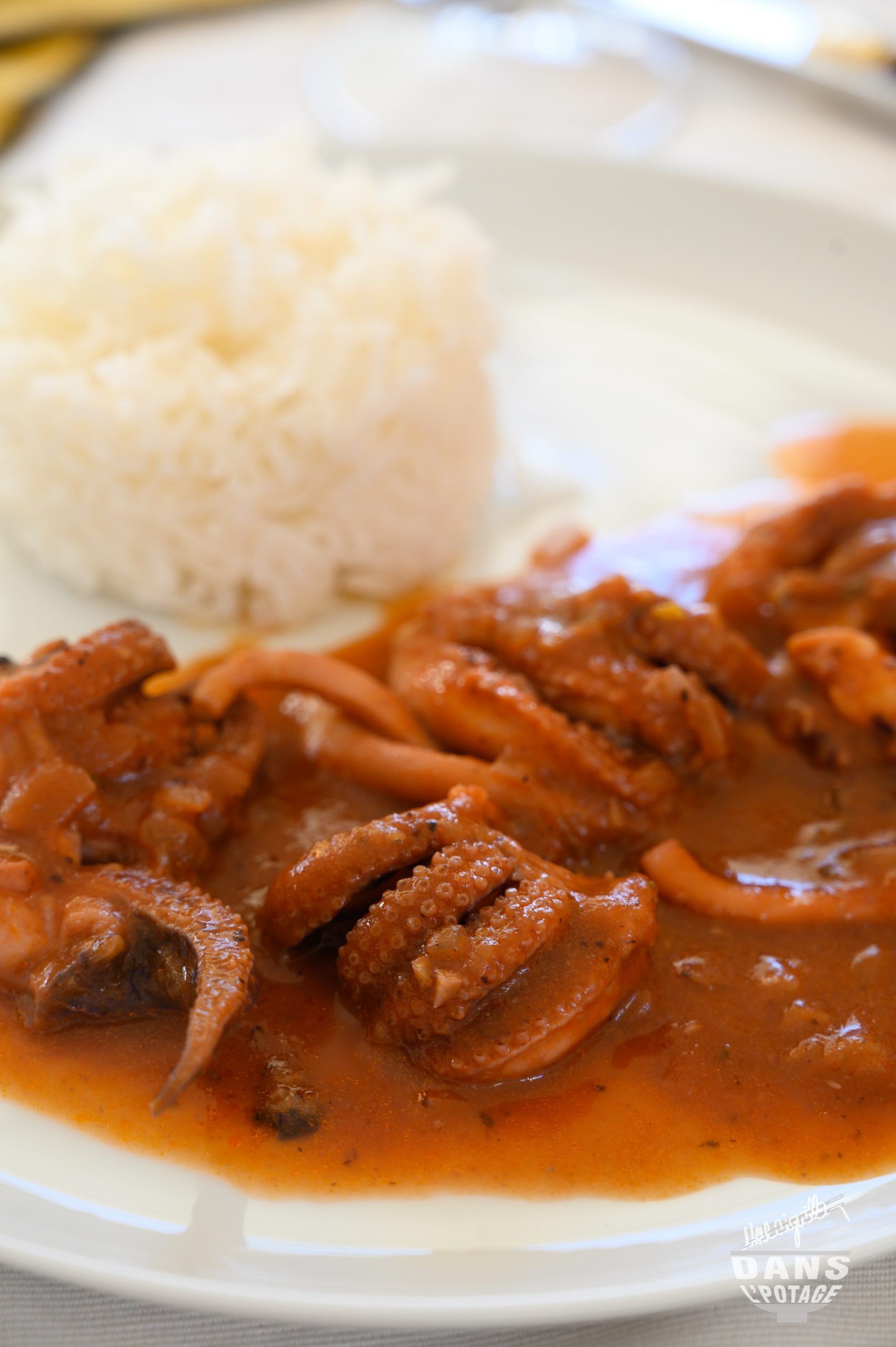 Seiche à l'armoricaine ( recette pour blancs et/ou têtes de seiche ...