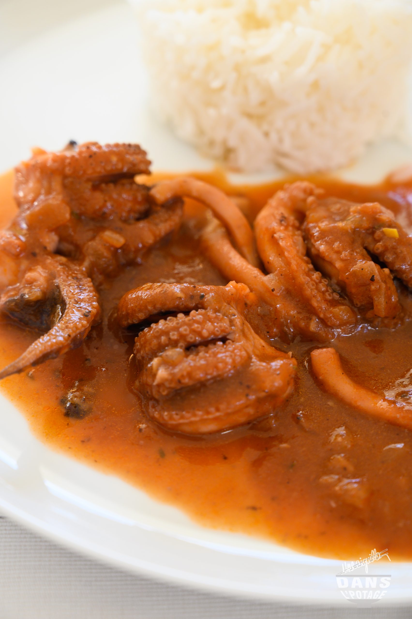 Seiche à l'armoricaine ( recette pour blancs et/ou têtes de seiche ...