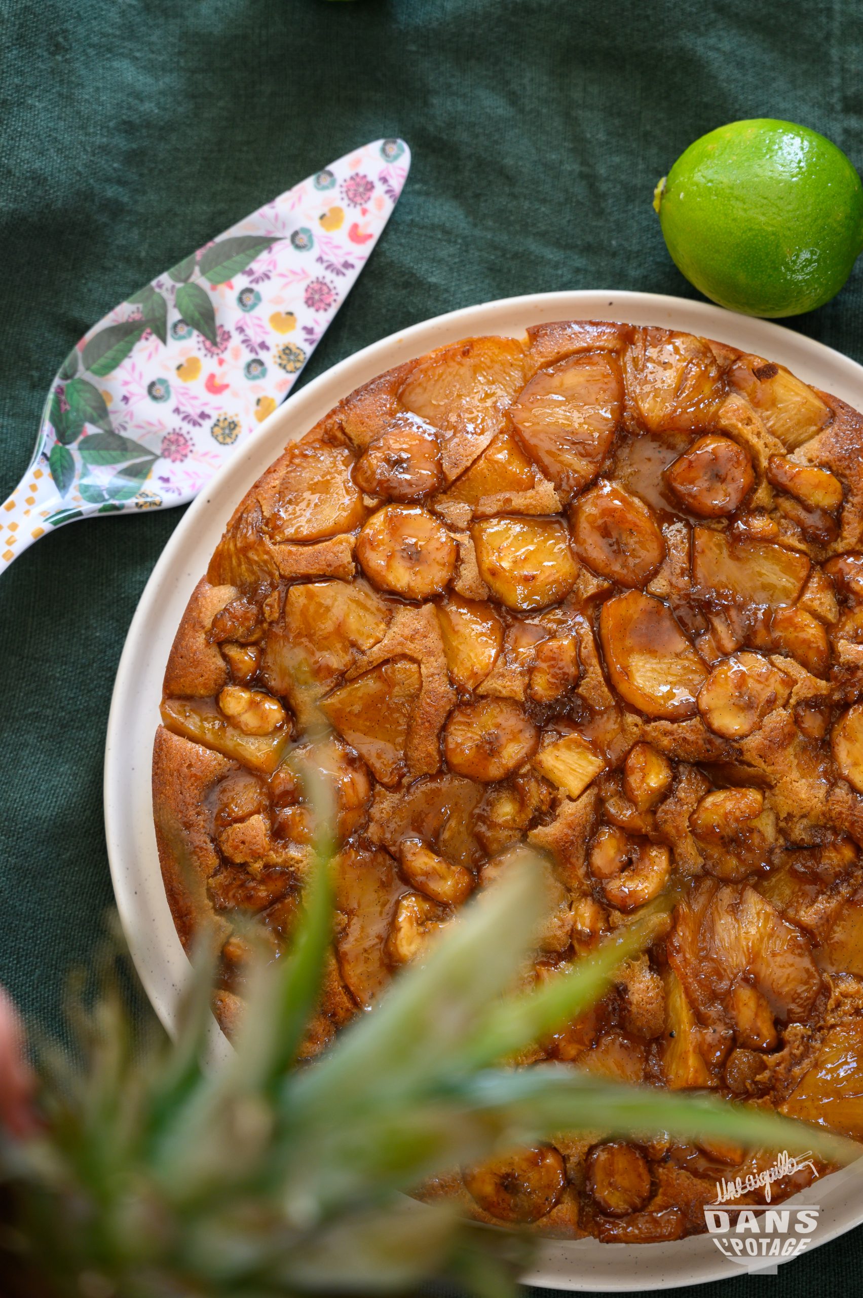 Gâteau créole ananas-banane – Une aiguille dans l'potage