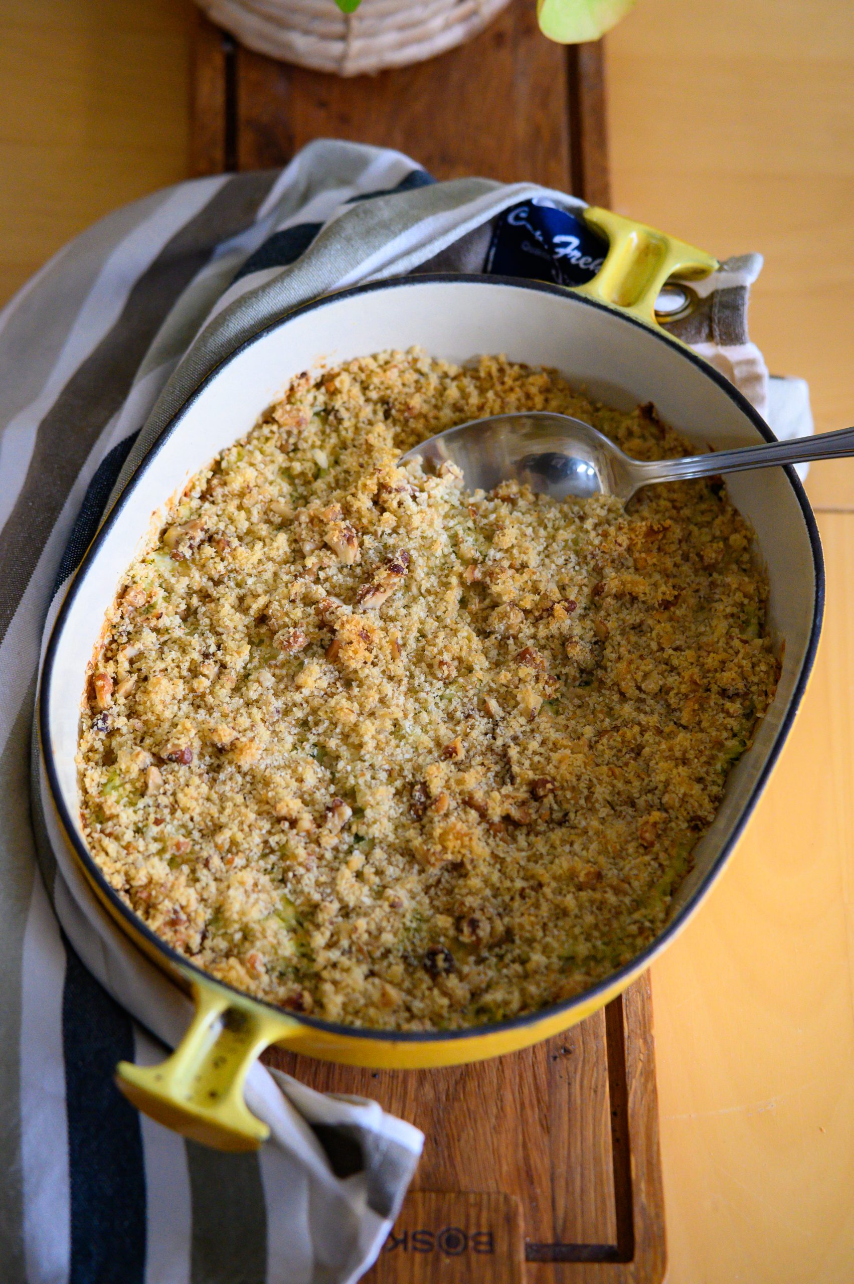 Crumble chèvre-courgette (recette healthy) – Une aiguille dans l'potage
